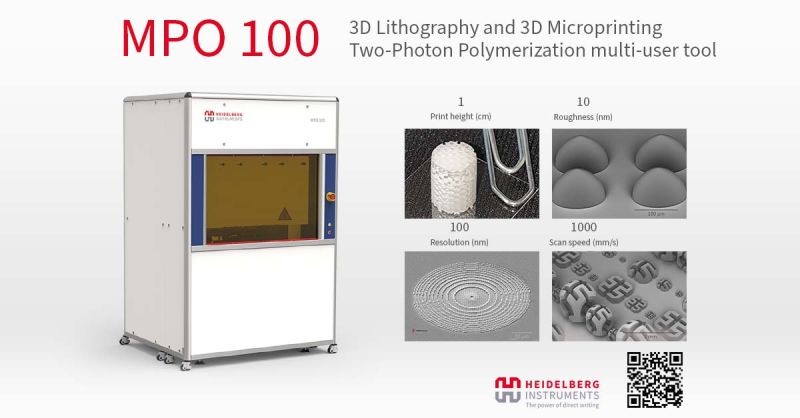 MPO 100 - Multi-User Tool for 3D Lithography and 3D Microprinting ...