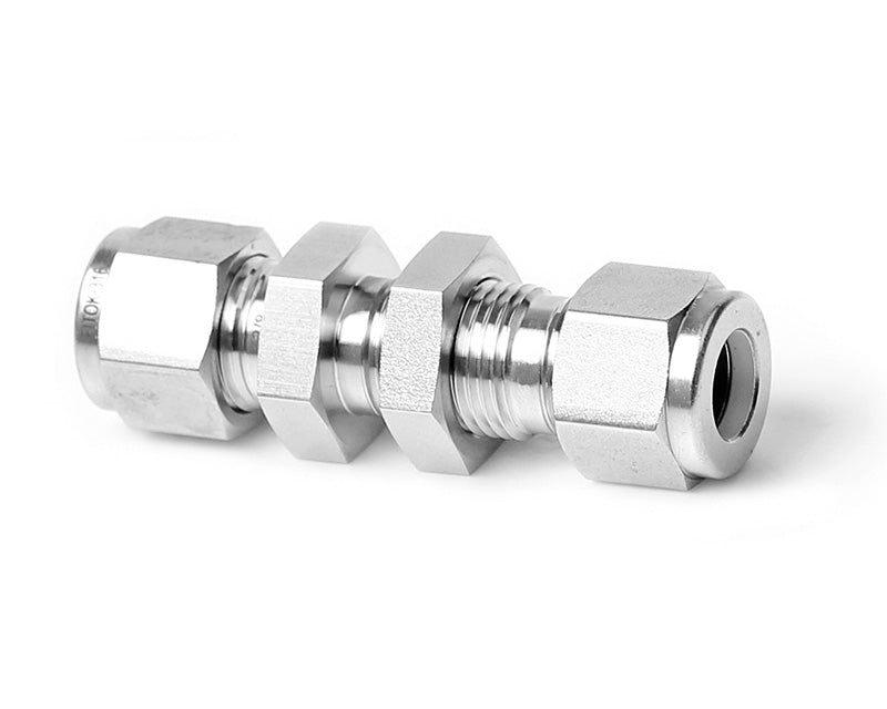 Bulkhead Union, 6mm O.D., 316 SS – Nano Vacuum Pty Ltd
