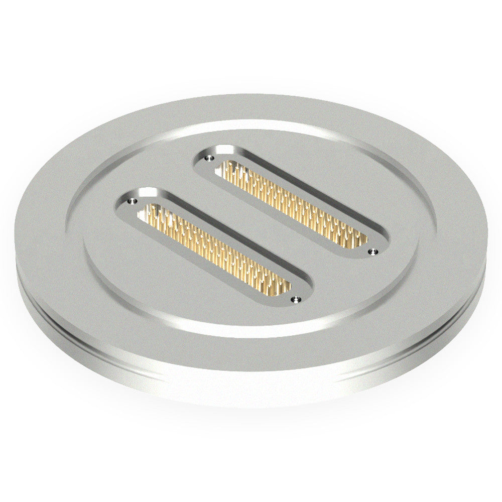 DN100ISO-K FLANGE, 2 x SUB-D 37-WAY FEEDTHROUGHS – Nano Vacuum Pty Ltd