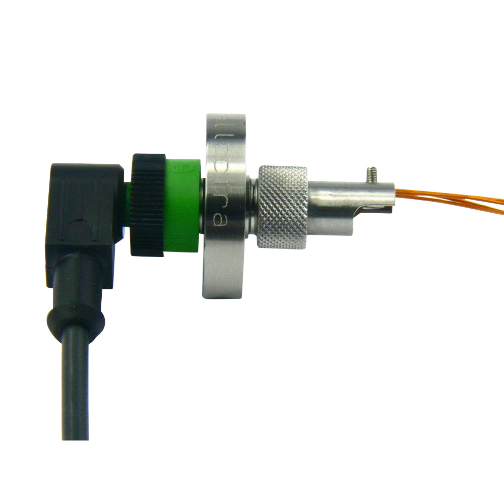 DN16CF FLANGE WITH M12 FEEDTHROUGH SET, UHV & AIR SIDE 90° CONNECTORS ...