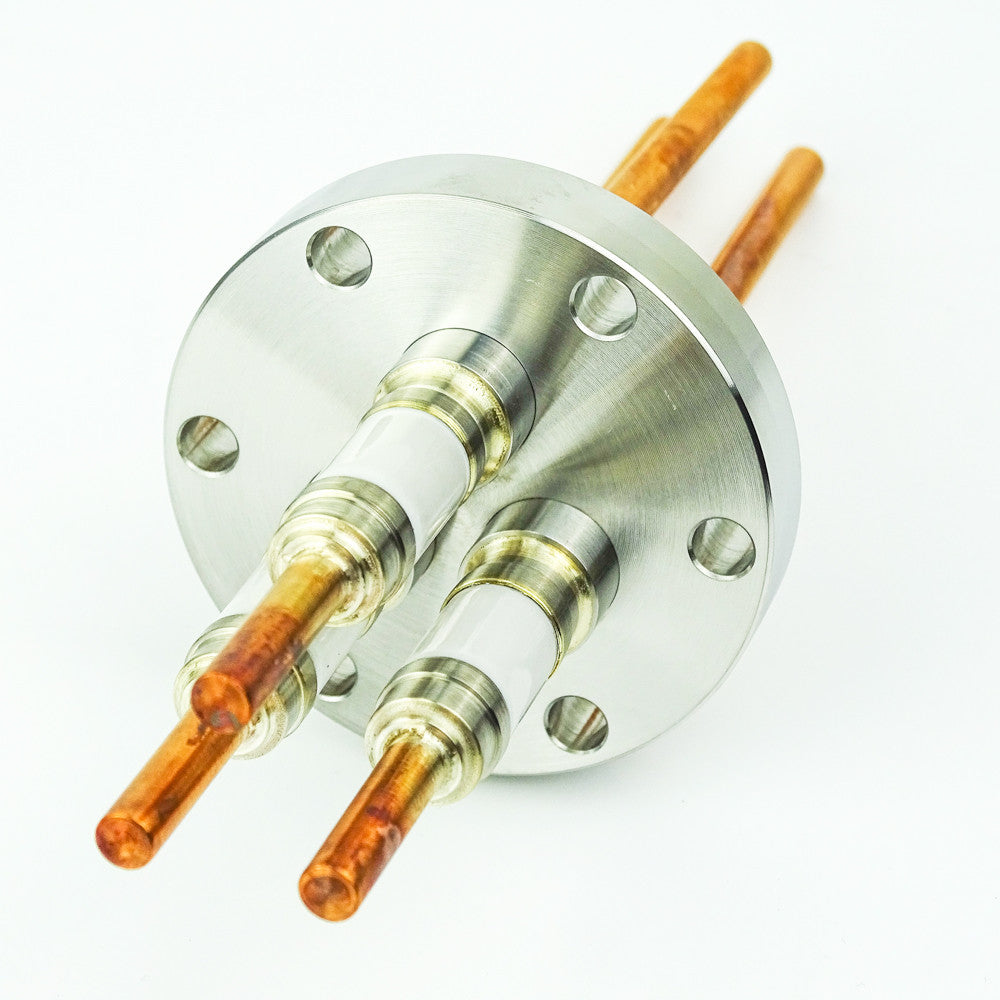 DN40CF POWER FEEDTHROUGH, 3x COPPER CONDUCTORS, 5KV, 180A – Nano Vacuum ...