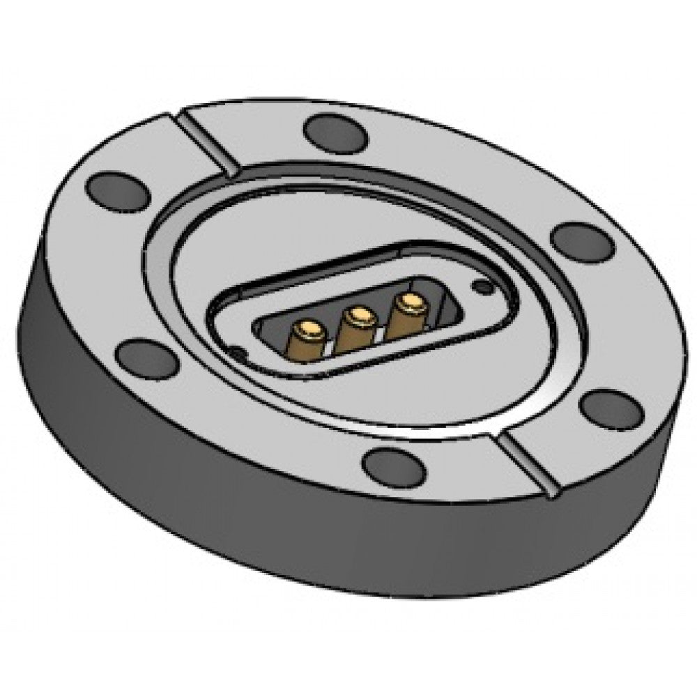 DN40CF WITH SUB-D FEEDTHROUGH INCLUDES 3 x POWER PINS – Nano Vacuum Pty Ltd