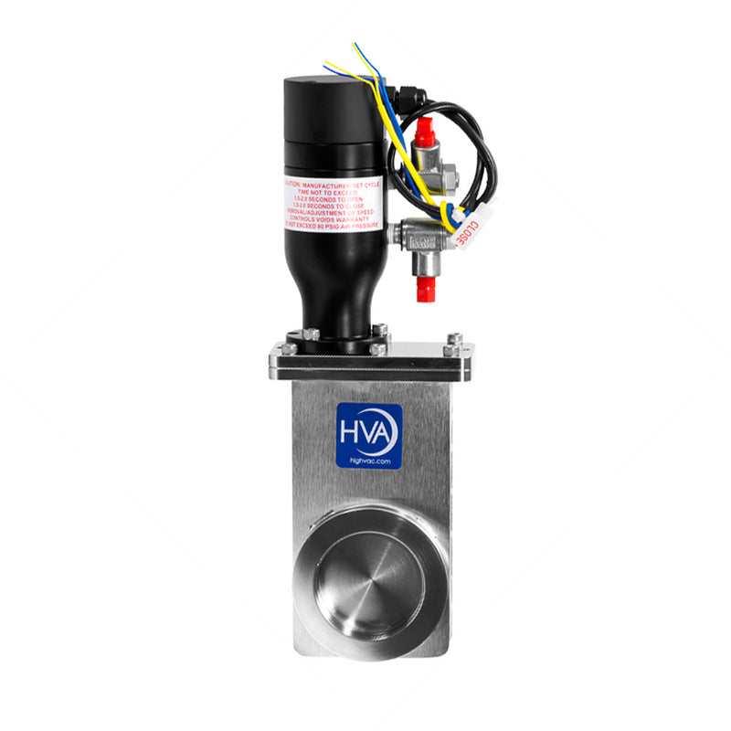 DN50KF HVA High Vacuum Gate Valve, pneumatic operation – Nano Vacuum ...