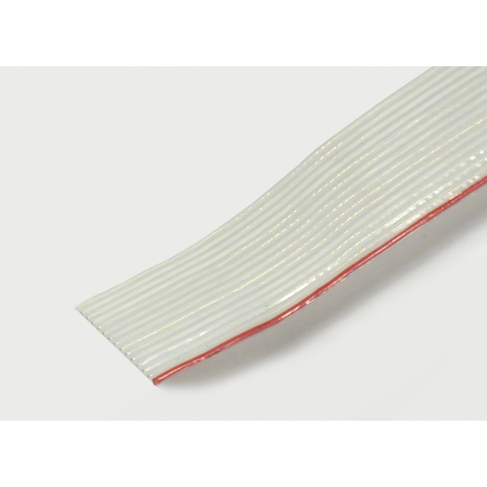 PTFE RIBBON CABLE FOR UHV, SILVER PLATED COPPER CONDUCTOR, 15 WIRES, L ...