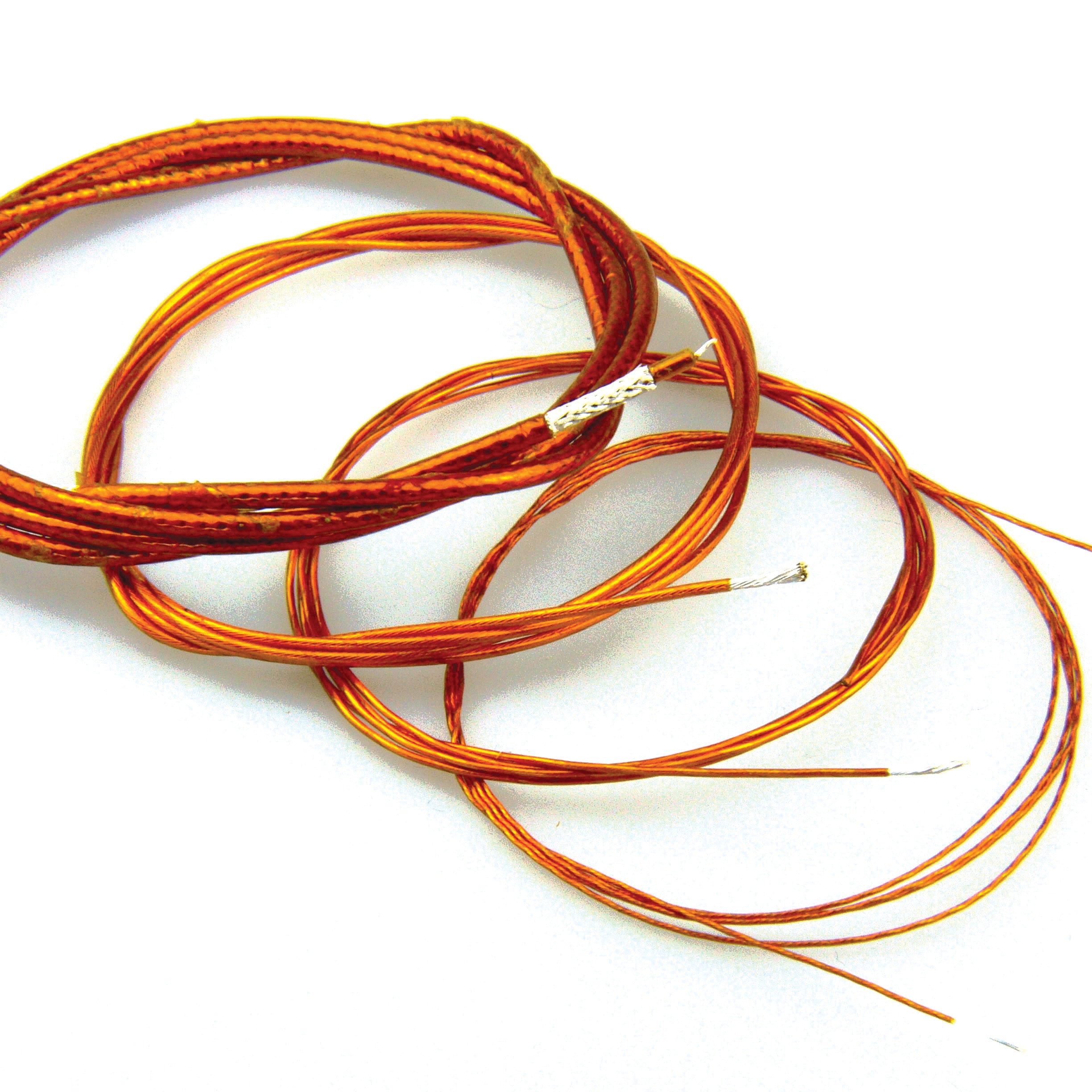 UHV KAPTON WIRE 1.3mm. COPPER CONDUCTOR ,5KV, SINGLE STRAND,LENGTH 5m ...
