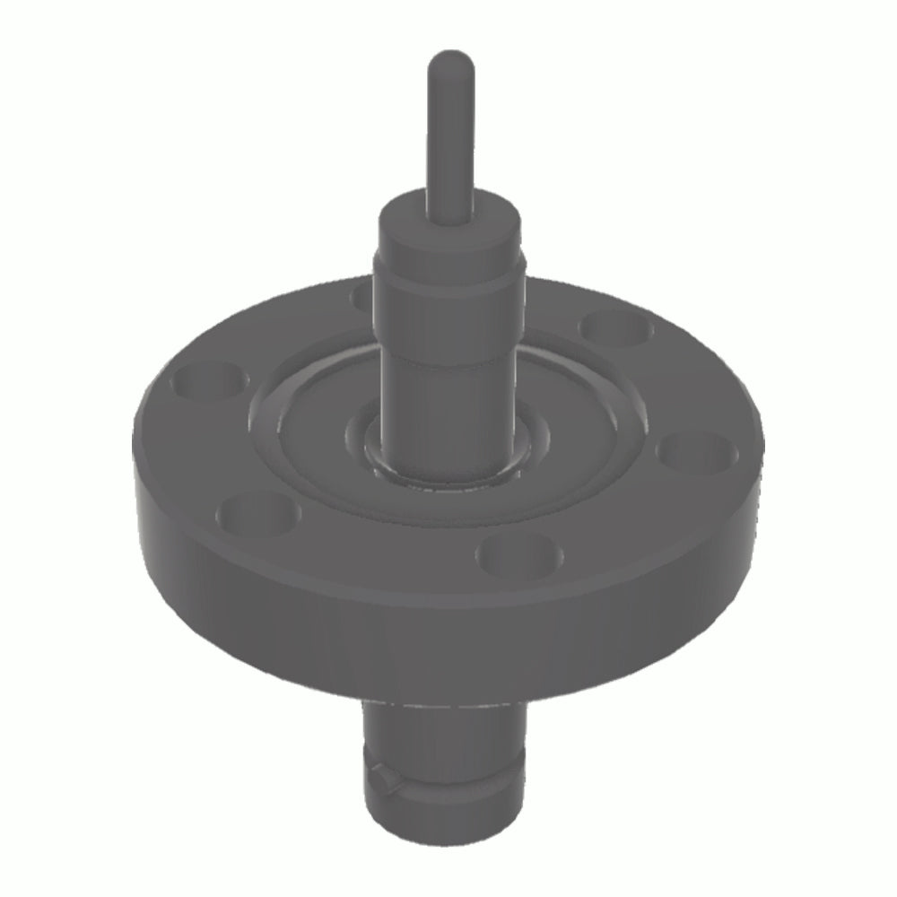 DN16CF SHV FEEDTHROUGH, 1 PIN, EXPOSED, SINGLE SIDED, GROUNDED SHIELD ...