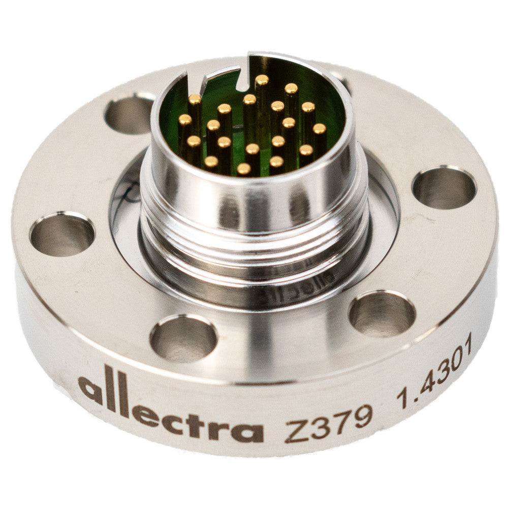 DN16CF FLANGE, 19 PIN CIRCULAR MINIATURE FEEDTHROUGH – Nano Vacuum Pty Ltd